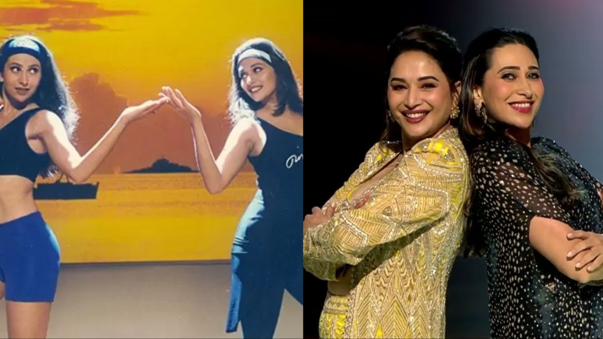 Karisma Kapoor And Madhuri Dixit Recreate Iconic ‘Dance Of Envy’ From Dil Toh Pagal Hai ...