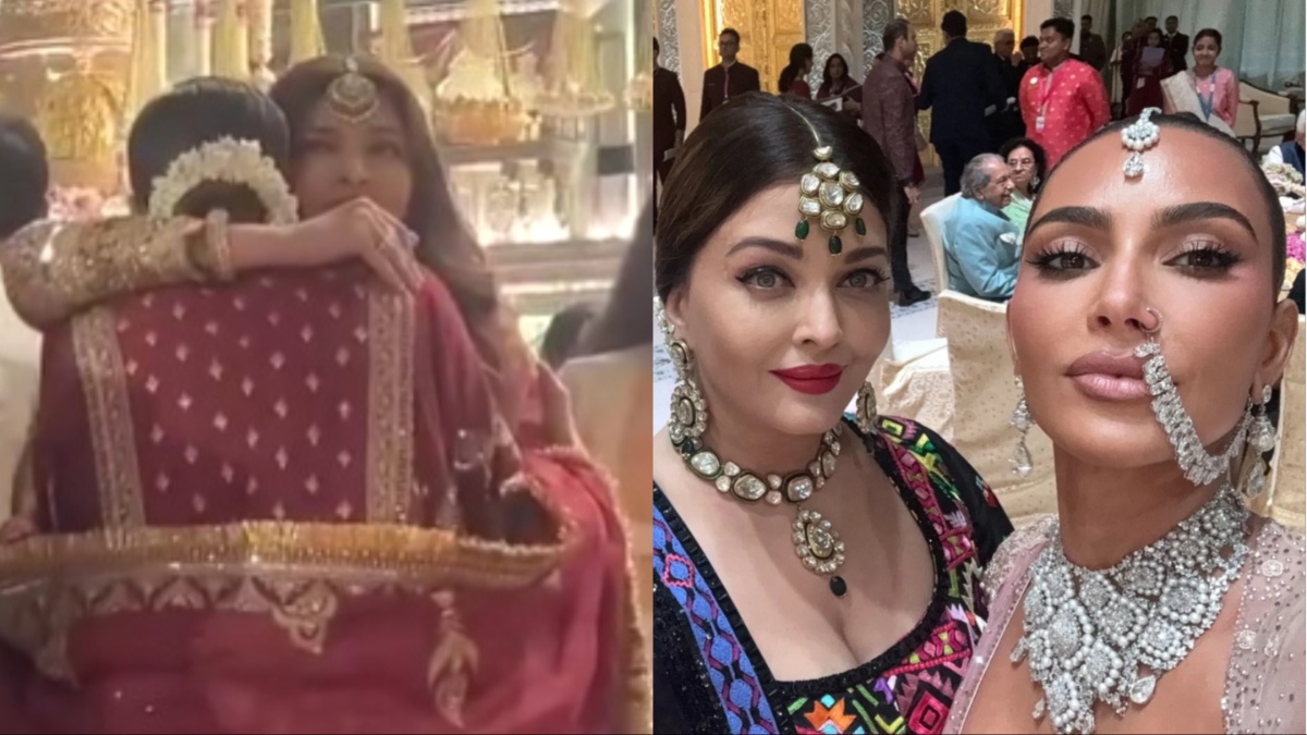 VIRAL! Aishwarya Rai Bachchan HUGS Pregnant Deepika Padukone At Ambani ...