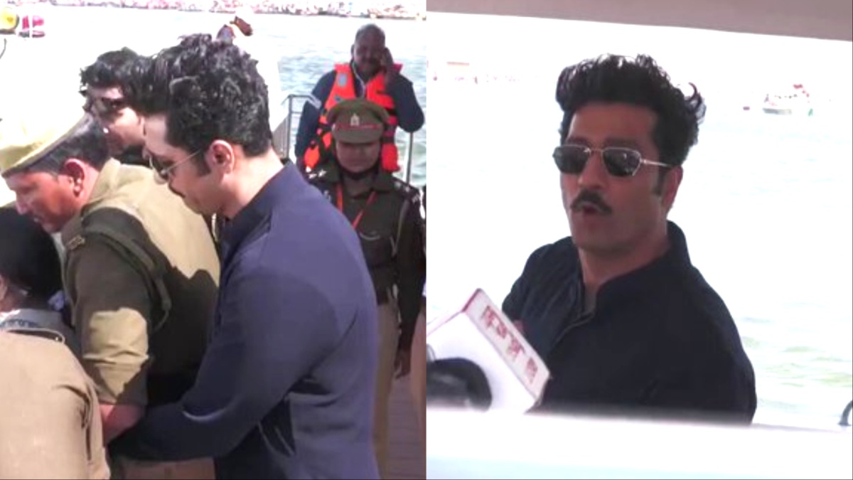 Chhaava Actor Vicky Kaushal Takes A Holy Dip At Triveni Sangam During Maha Kumbh 2025, Calls It ...