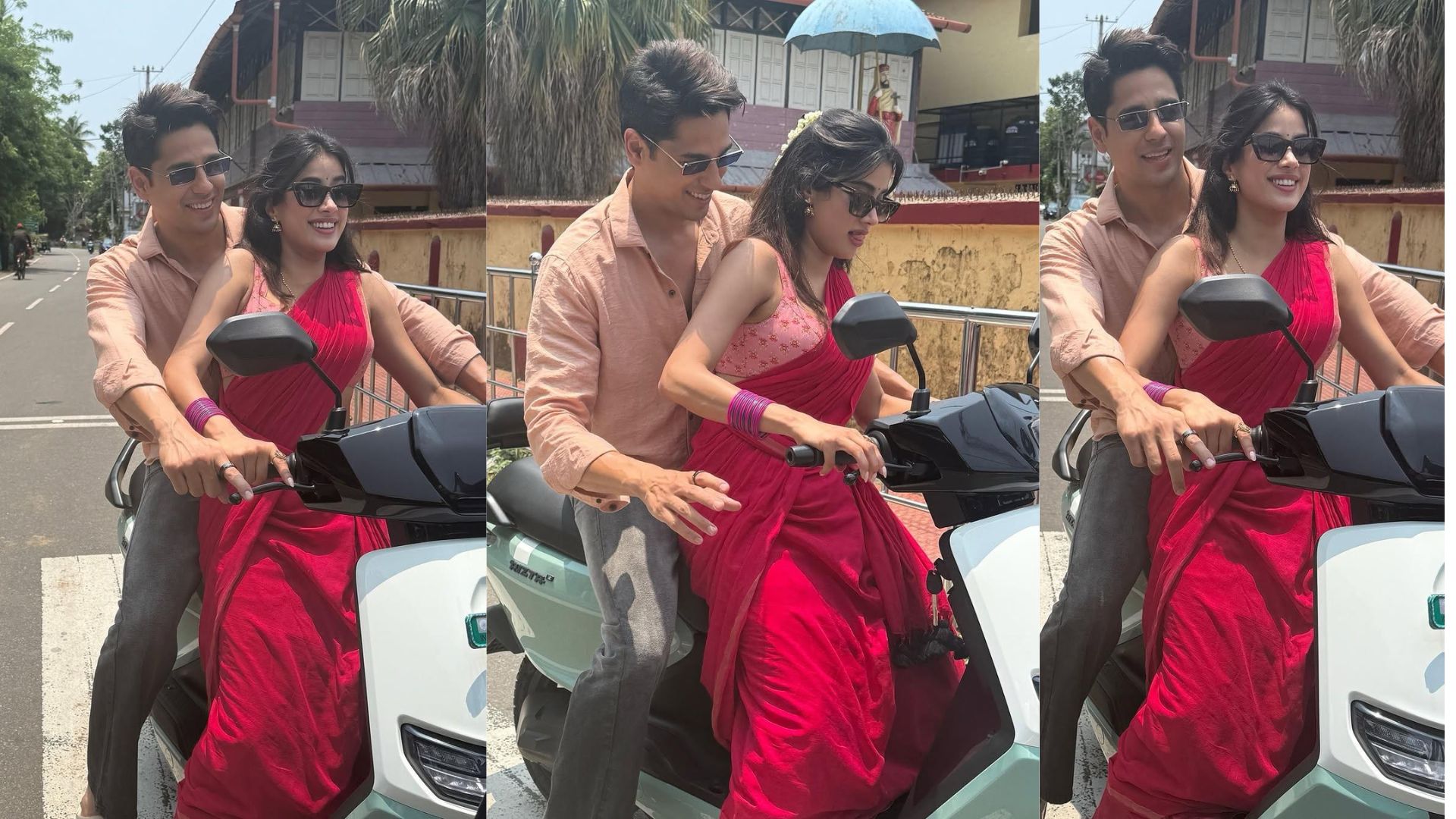 Param Sundari BTS: Janhvi Kapoor Takes Sidharth Malhotra On A Joyride ...